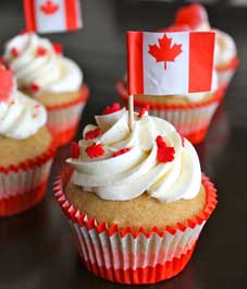 Canada Day Cupcakes - Organised Life and Mind