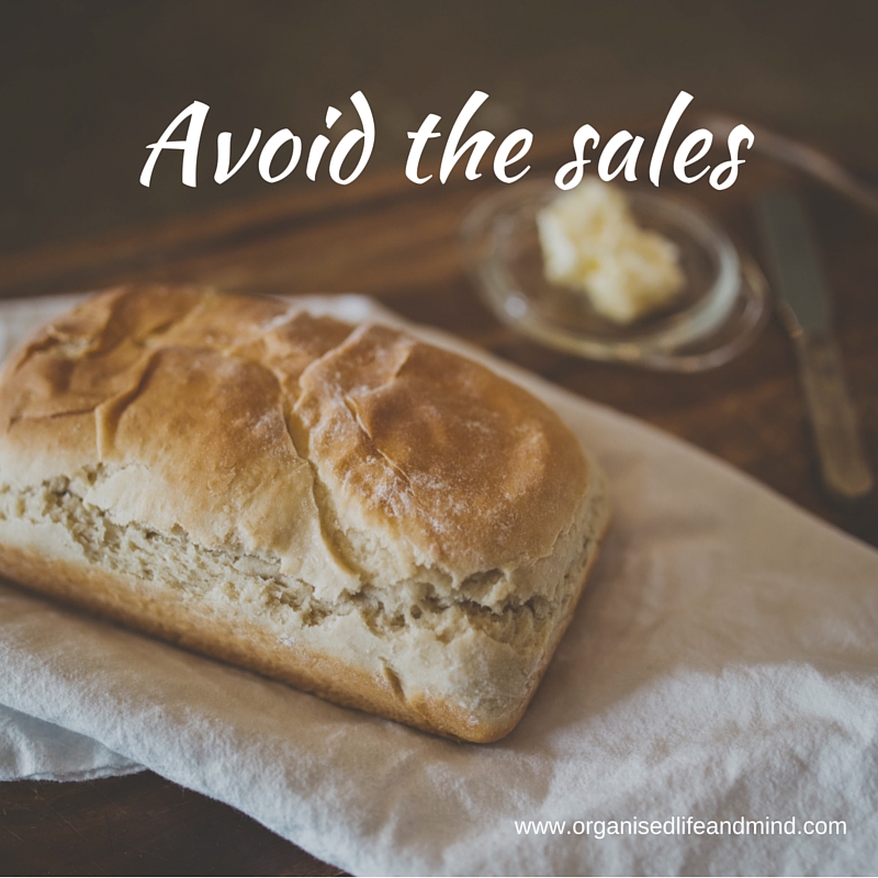 Avoid the sales - Organised Life and Mind