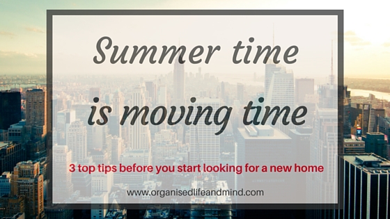 Summer time is moving time - Organised Life and Mind