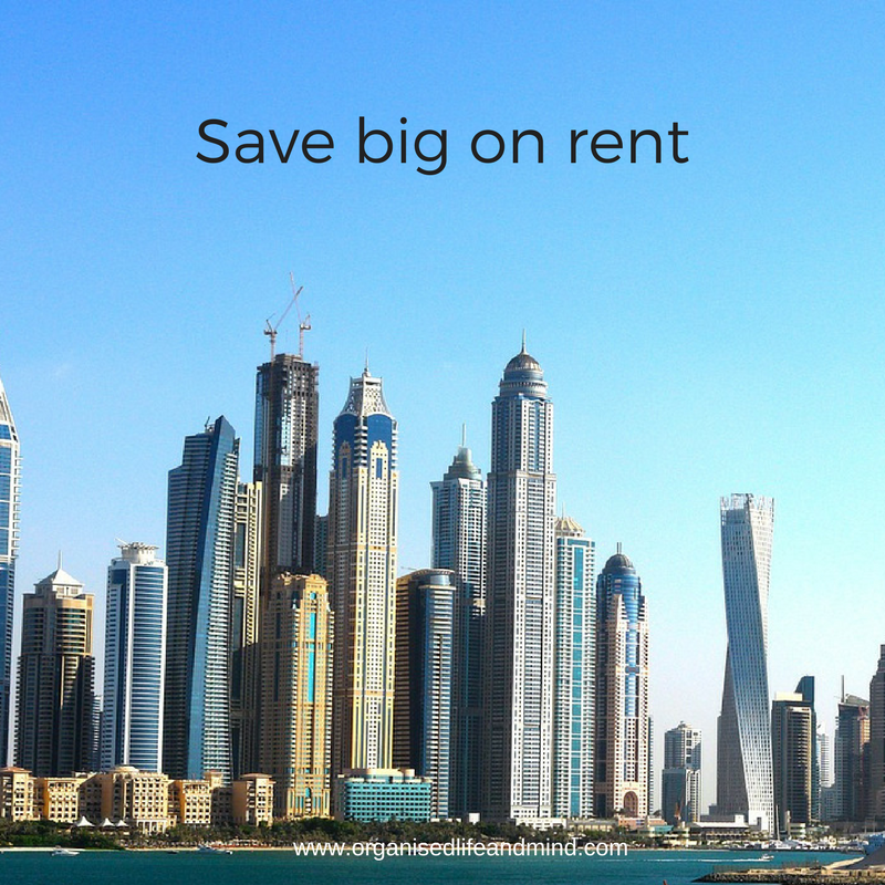 Save big on rent - Organised Life and Mind