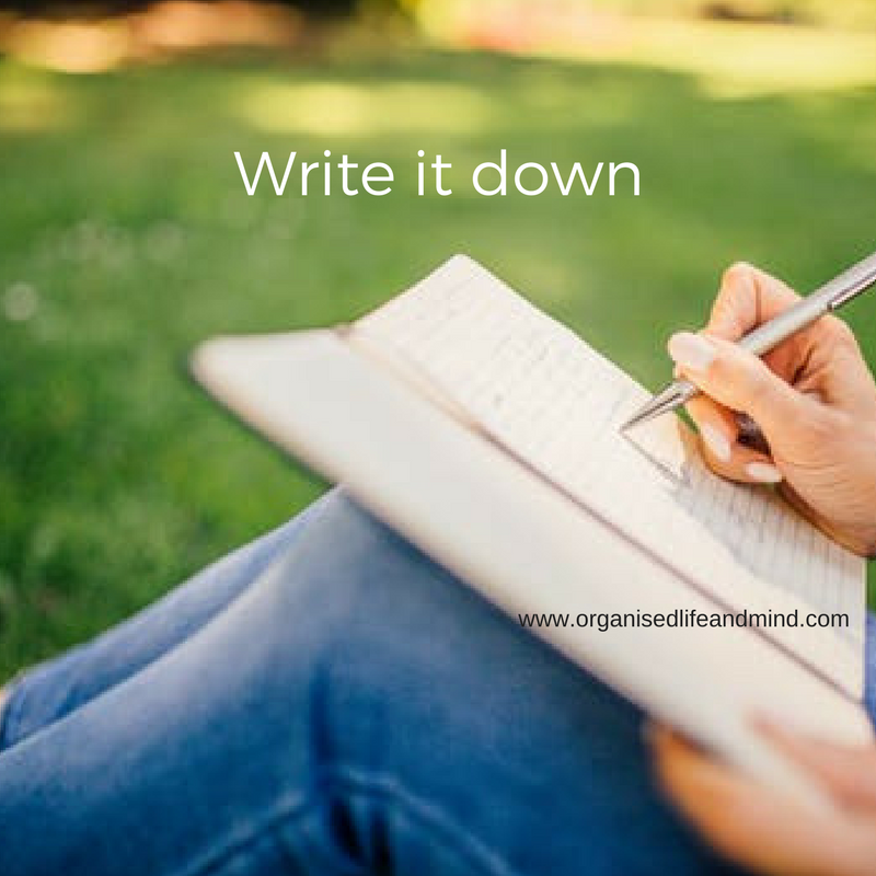 Take a step back and review - Organised Life and Mind